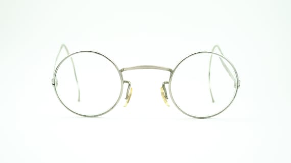 Antique Silver Vintage Hadley Unisex Glasses Frames - Gem