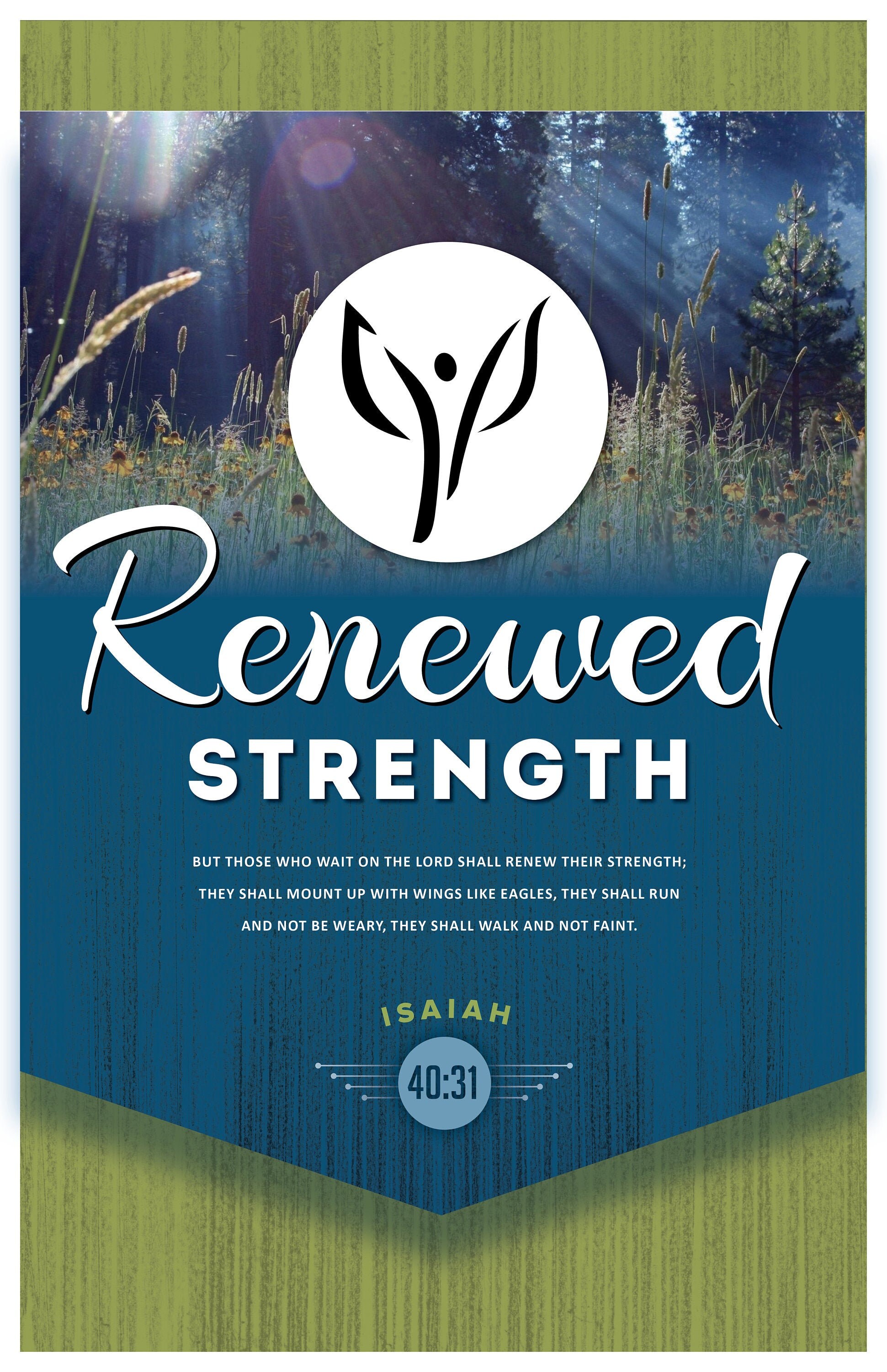 Renewed Strength Poster, Printable Art, 11x17 - Etsy