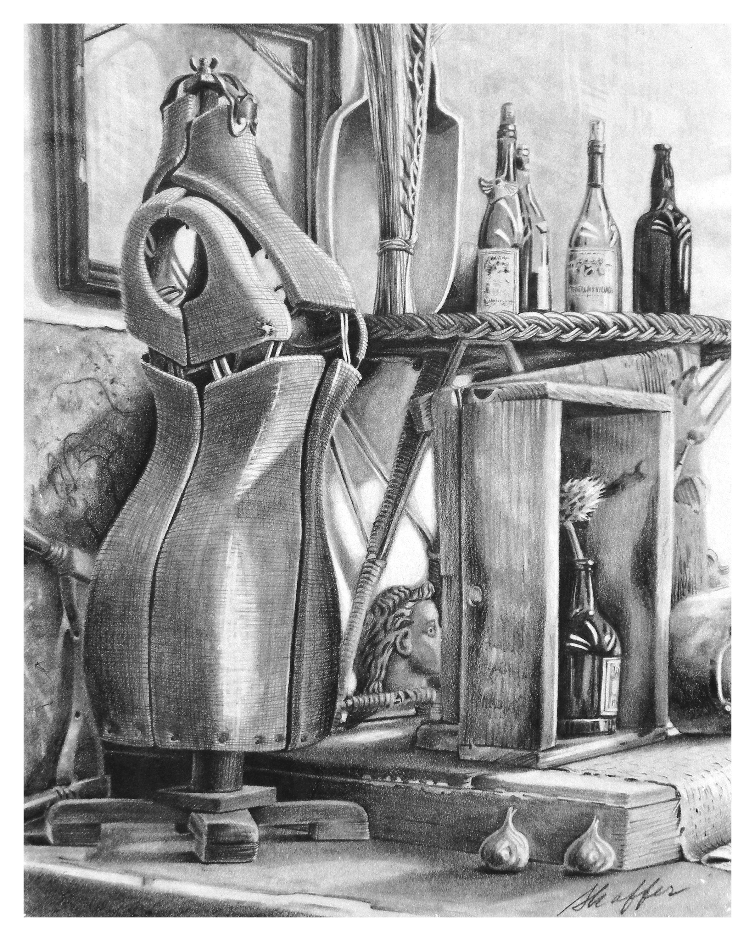 Dress Form Still Life With Objects, Printable Art, 5x7, 8x10, 11x14 - Etsy