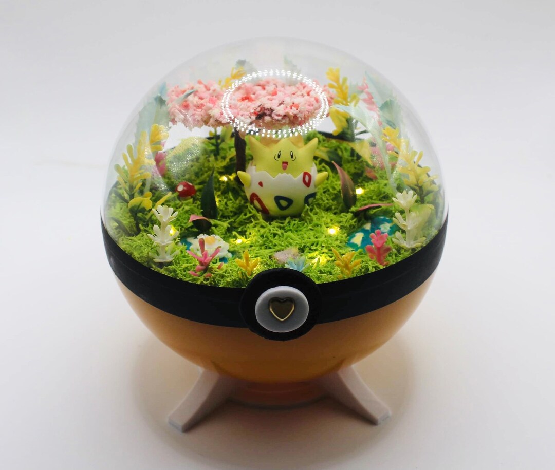 Pokeball Terrarium Togepi - Etsy