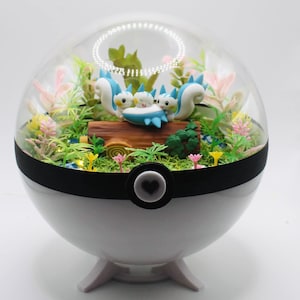 Pokeball Terrarium Pachirisu - Etsy