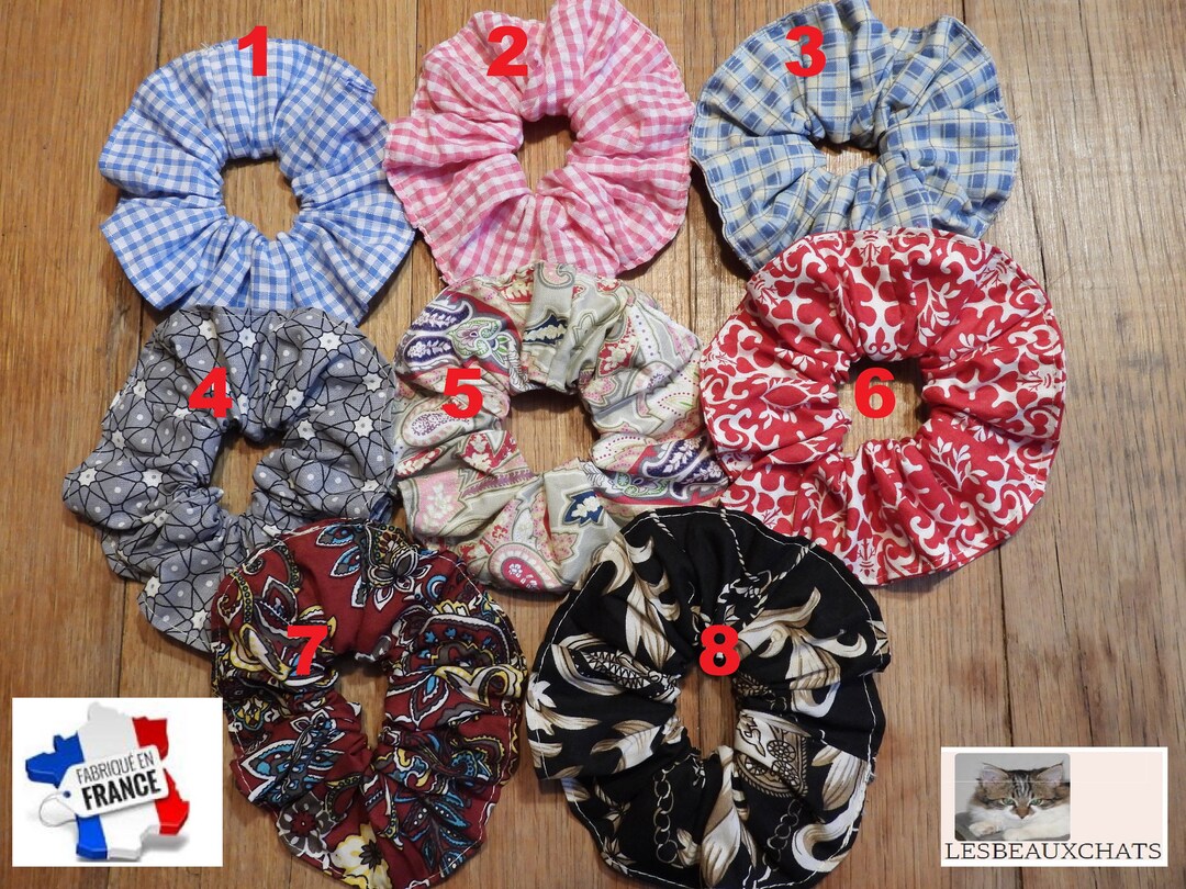 Chouchou for Hair Three Bought the Fourth Free 100% Handmade in France ...