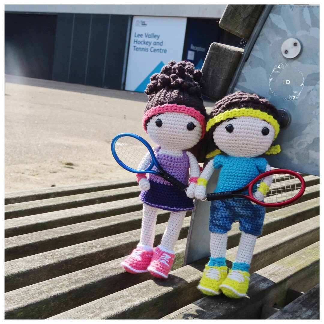 Tennis Player Doll Amigurumi Stuffed Toy Customisable | Etsy UK