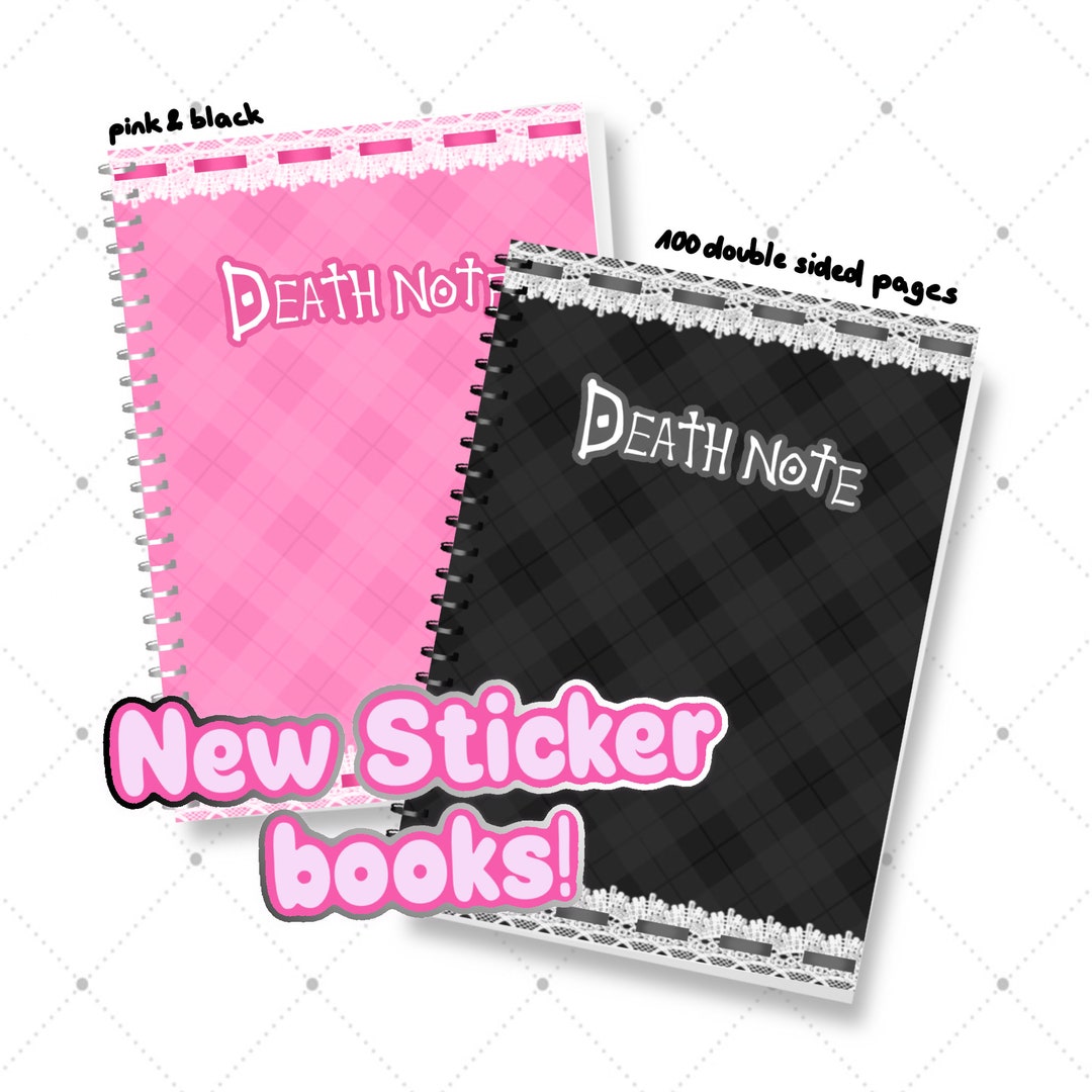 Death Note STICKER COLLECT BOOK 100 Pages A5 Kawaii Sticker Book With ...