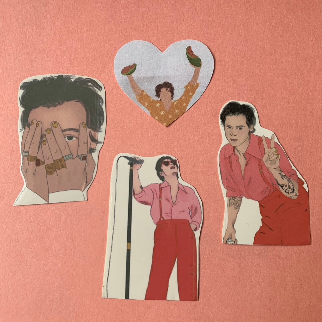 Harry Styles Sticker Packs // 4 Different Designs Love on Tour // Fine ...