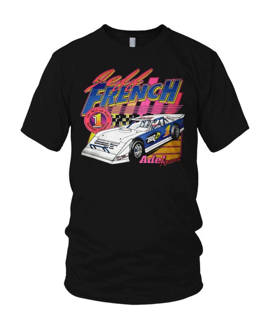 90s Late Model Racing Shirt Jeff French | Etsy