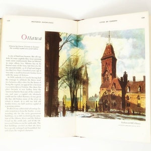 1957 Children's Book pictured Knowledge Volume 1, Vintage Encyclopedia ...