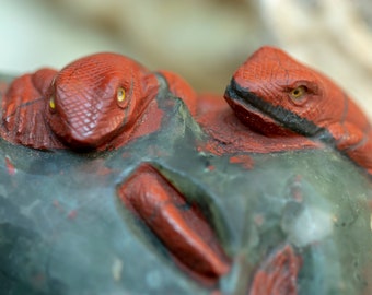 Lizard Figurine - Etsy