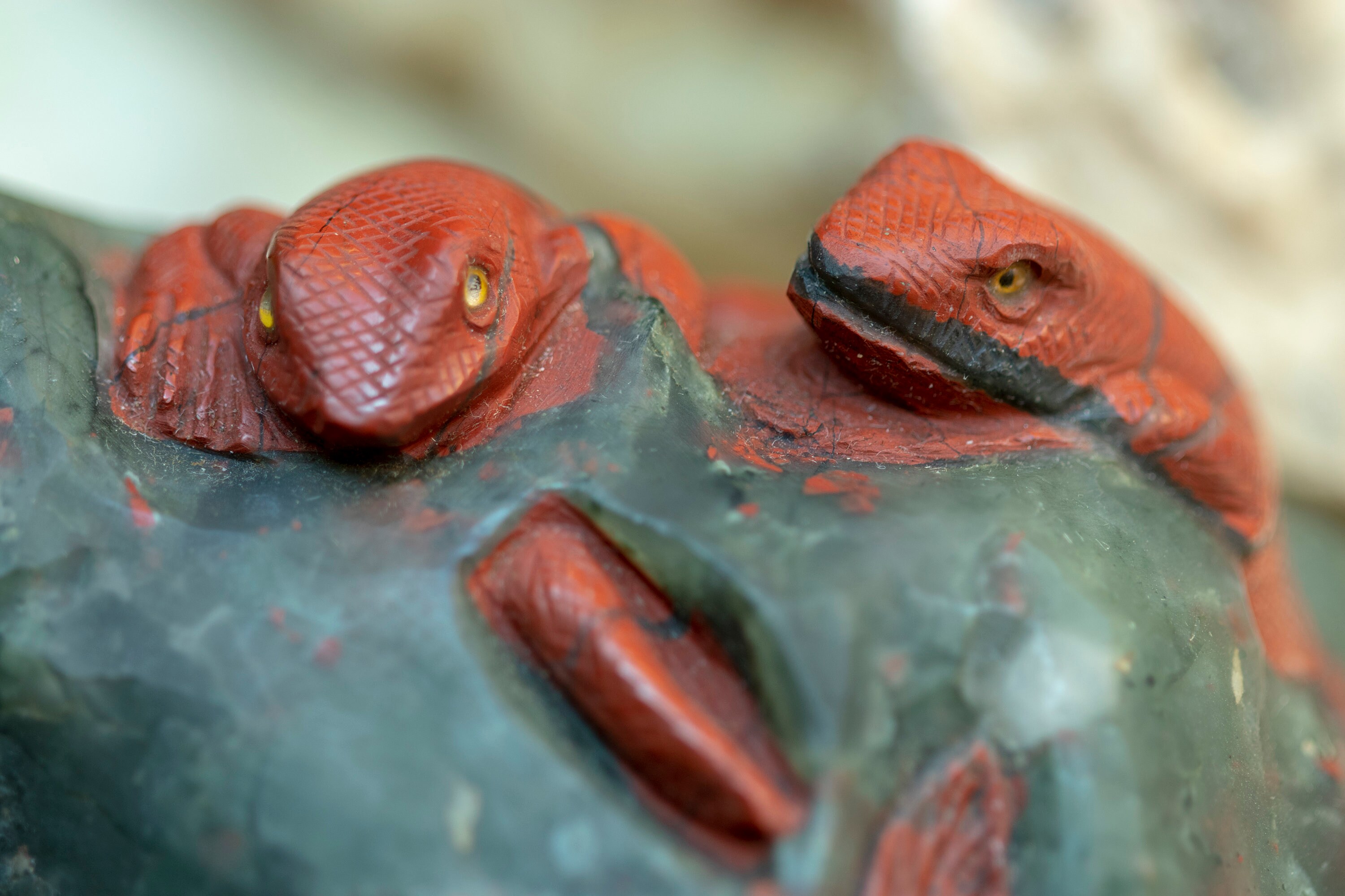 Red Jasper Lizard Statue Reptile Lover Gift Natural Gemstone - Etsy UK