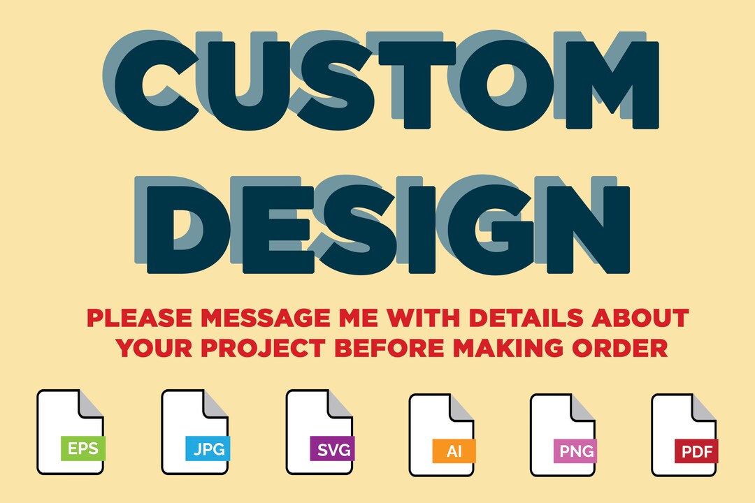 Custom SVG, Personalized SVG, Custom SVG Cut File, Custom Design T ...
