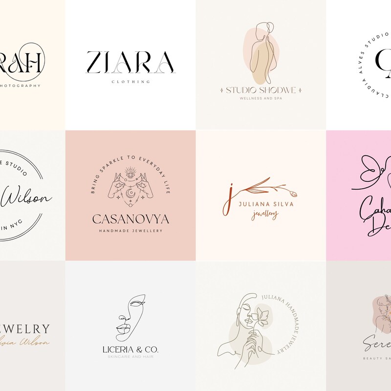 Jewelry Logo Design - Etsy