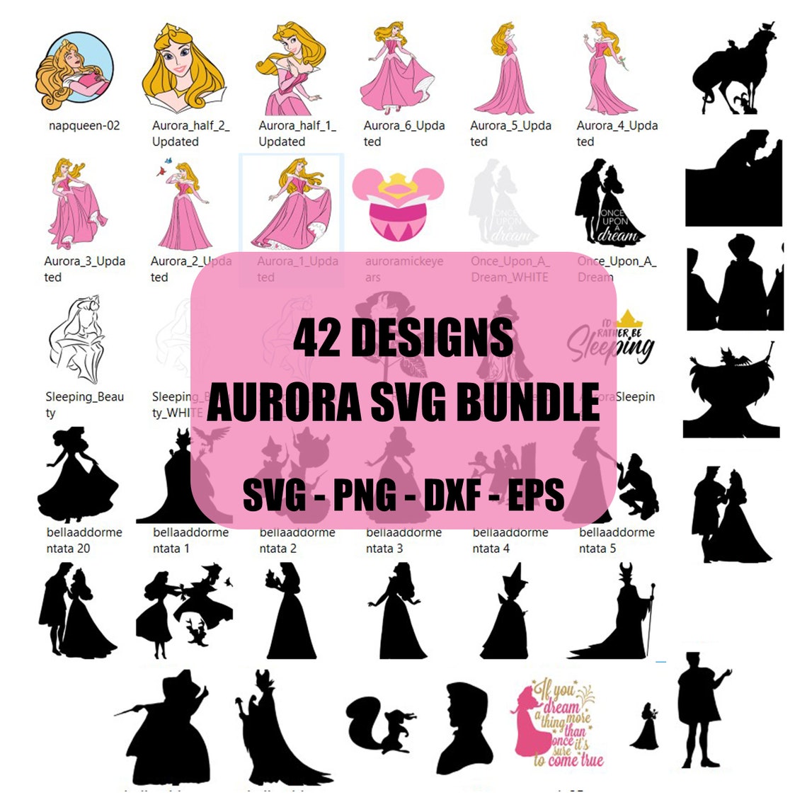 42 Aurora SVG Bundle, Aurora Svg Bundle, Aurora SVG for Cricut, Aurora ...
