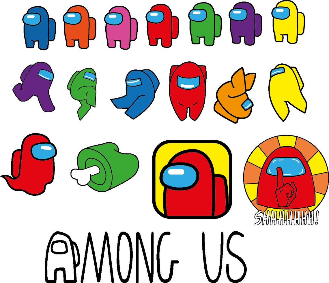 65 Among Us SVG Bundle, Among Us SVG, Among Us Game Svg Bundle, Among ...