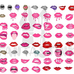 55 Designs Lips SVG Bundle, Lips Svg Bundle, Lips Kiss Svg, Lips PNG ...
