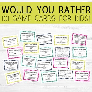 Would You Rather Questions for Kids | Party Games for Kids ...