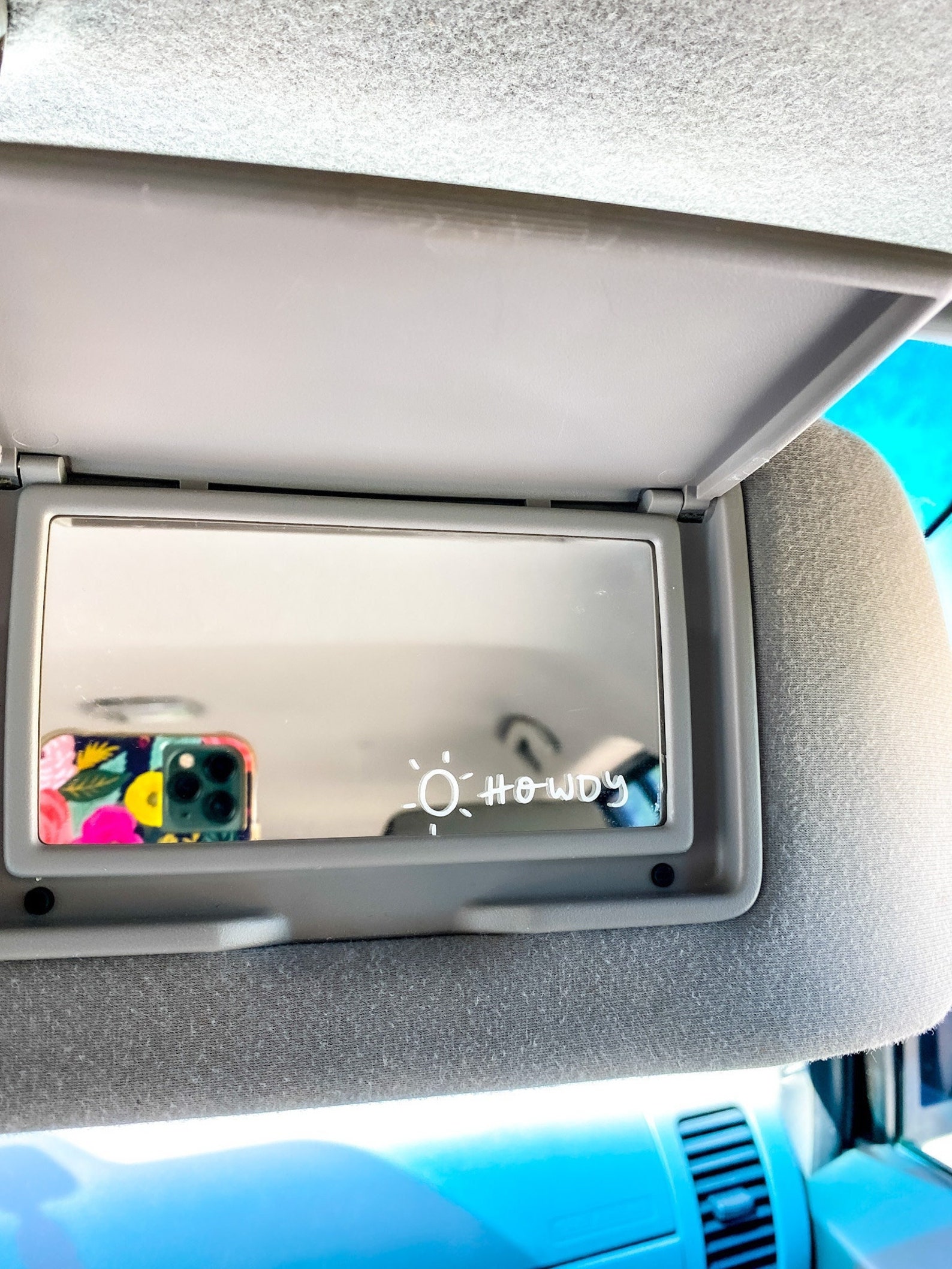 Howdy Car Sticker Cute Trendy Car Decal Mirror Car Sticker - Etsy