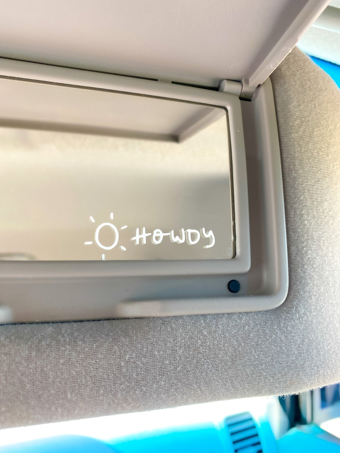 Howdy Car Sticker Cute Trendy Car Decal Mirror Car Sticker - Etsy