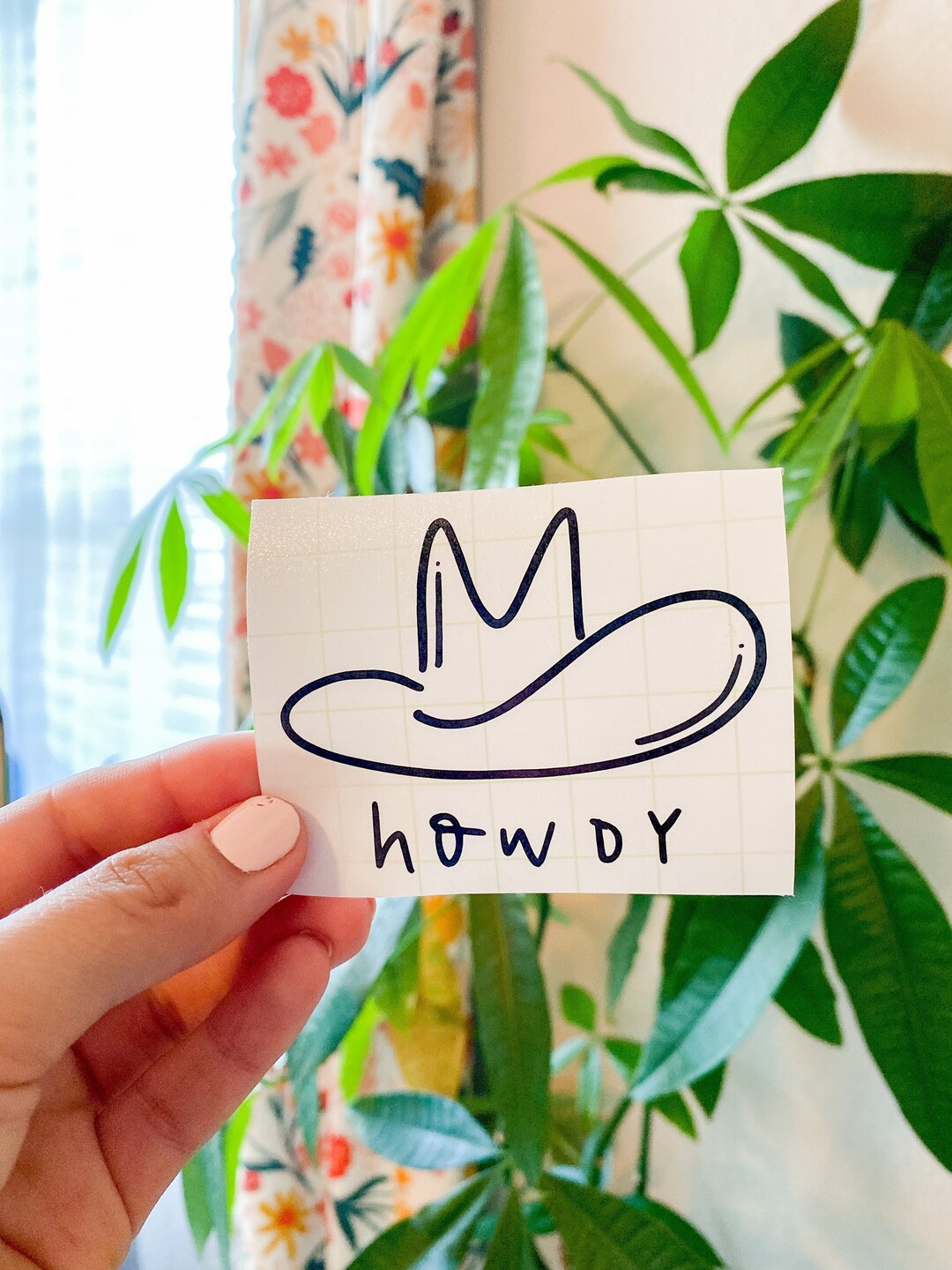 Howdy Sticker Trendy Car Decal Cute Car Decal Trendy Howdy Car Sticker ...