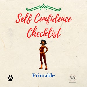 Confidence Checklist Tips Printable Digital Download - Etsy