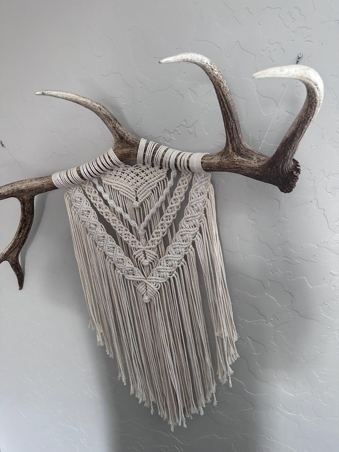 100% Elk Antler Macrame - Etsy