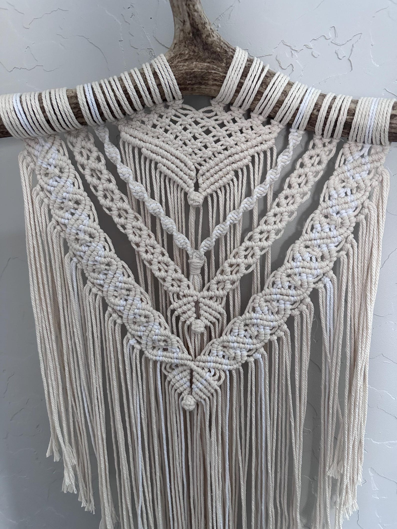 100% Elk Antler Macrame - Etsy