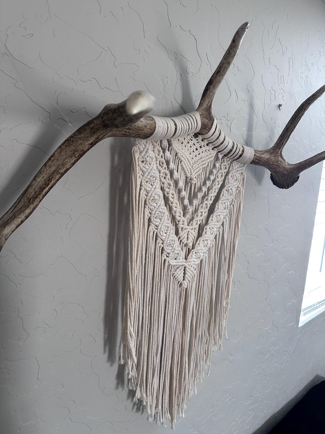 100% Elk Antler Macrame - Etsy