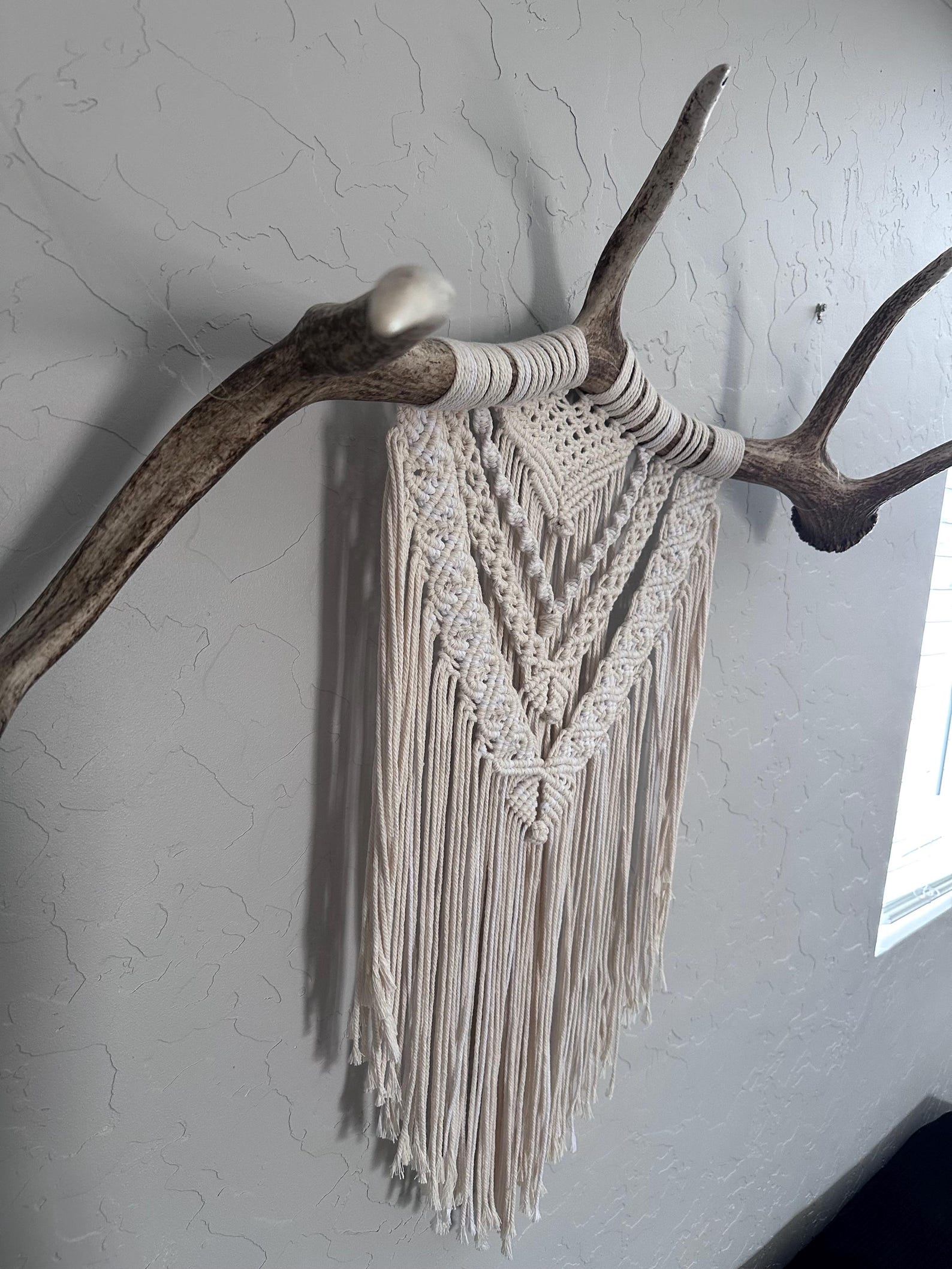 100% Elk Antler Macrame - Etsy