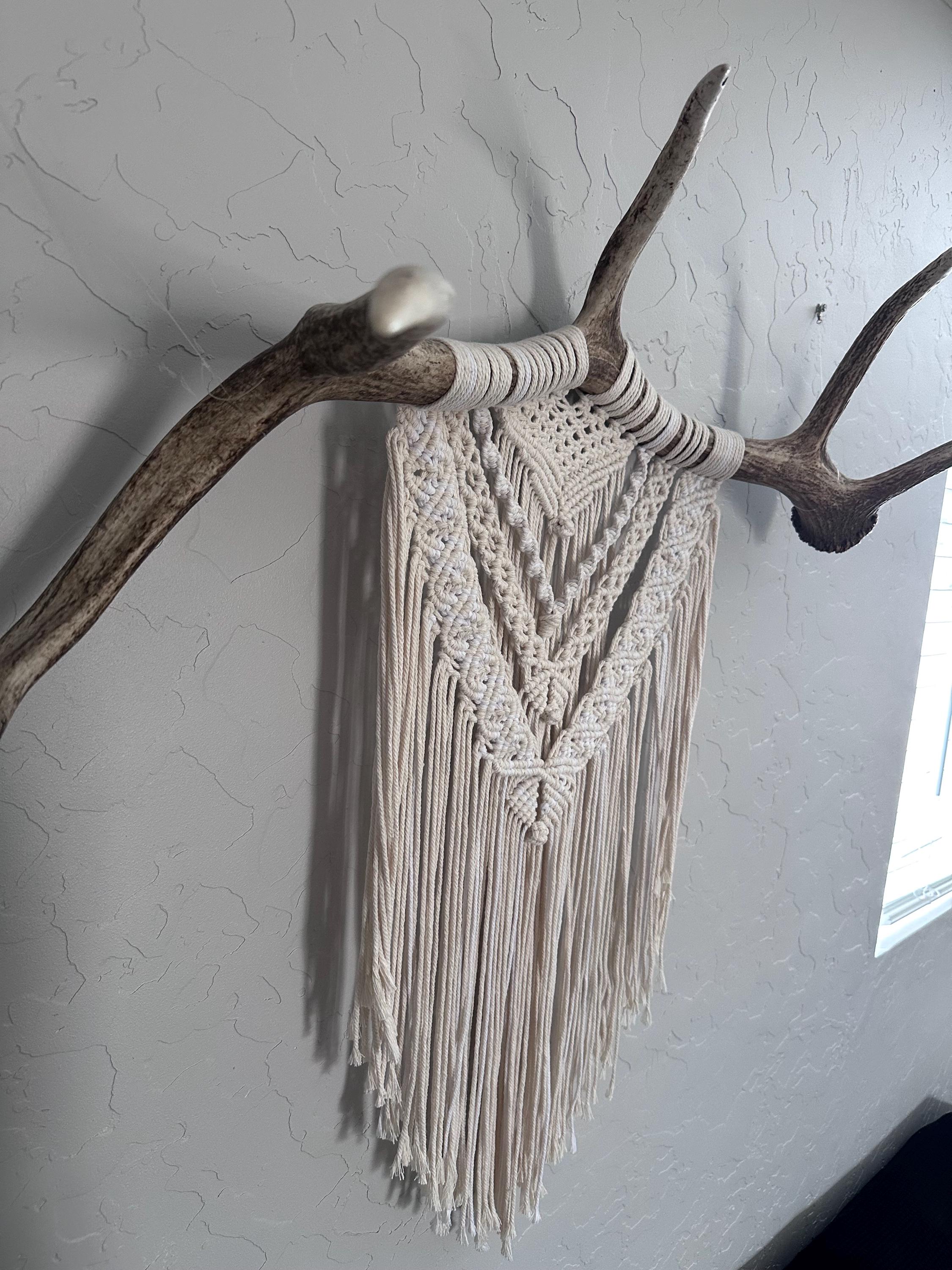 100% Elk Antler Macrame - Etsy