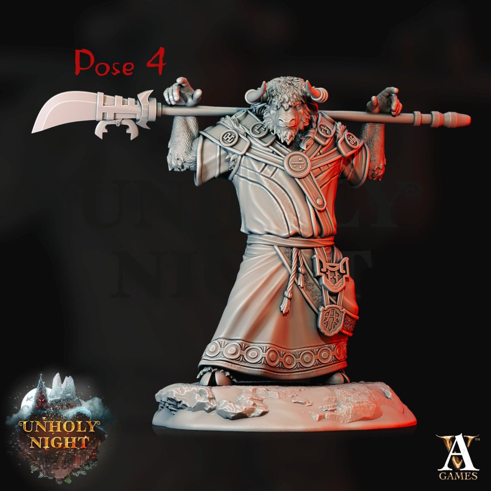 Yak Folk Archvillain Games Unholy Night DnD RPG Role | Etsy