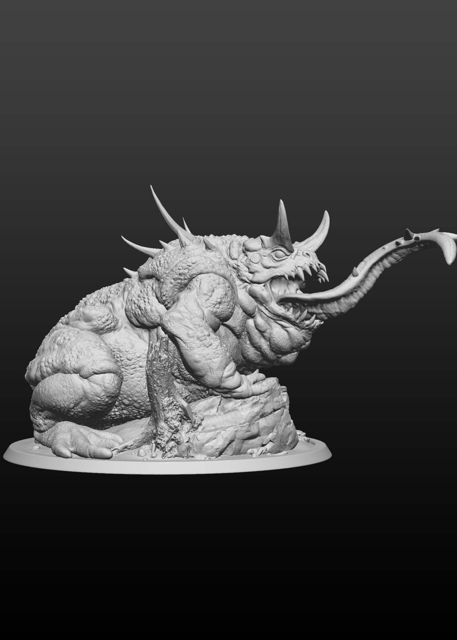 Giant Toad Lord of the Print DND RPG Miniatures - Etsy