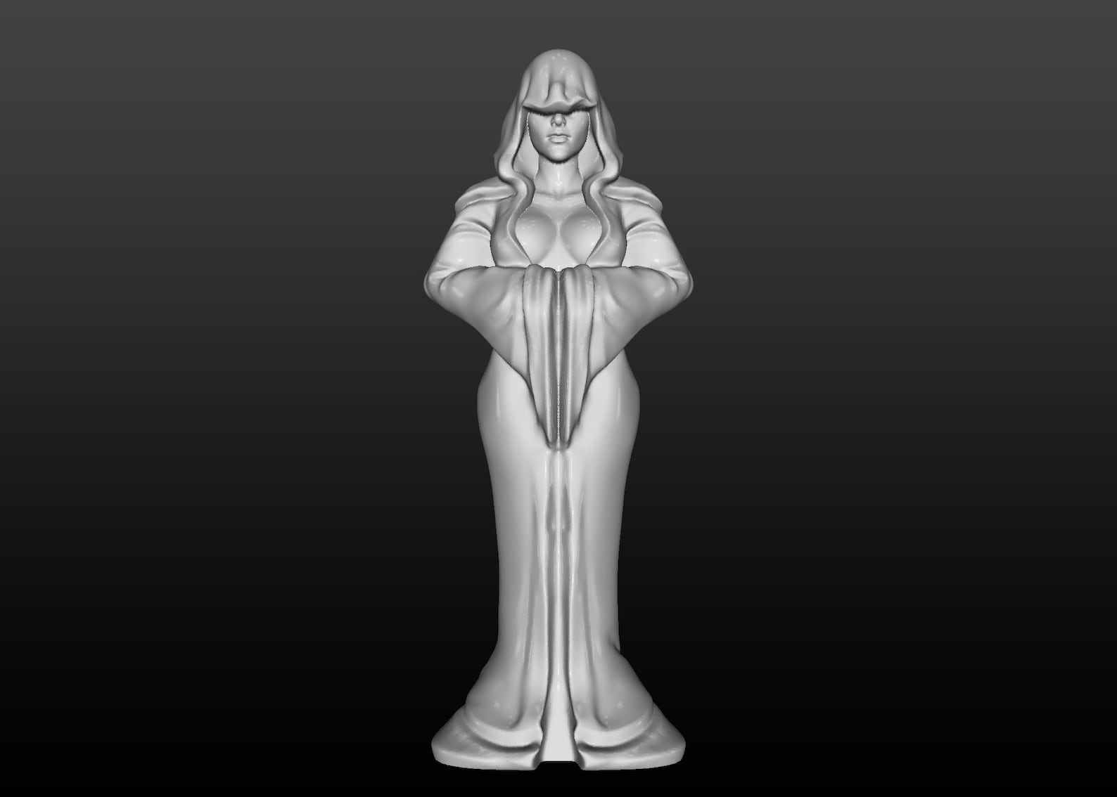 Female Cultist Hooded By Printed Obsession Dnd Role Etsy 