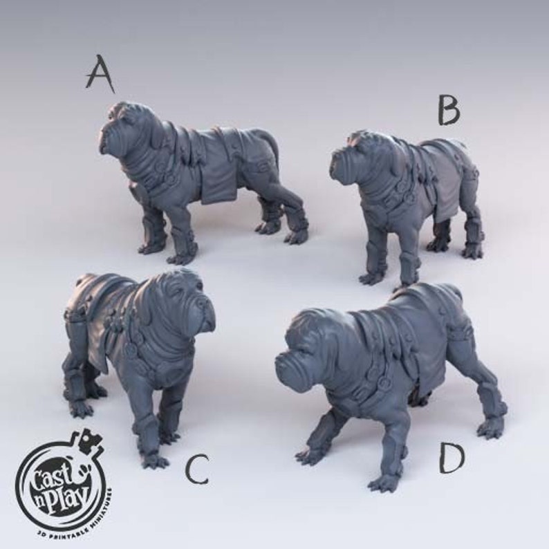 Bandit Mastiffs Cast N Play Dnd RPG Role Playing Game - Etsy