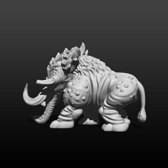 Armored Mammoth by Haridon Dnd RPG Role Playing Game | Etsy