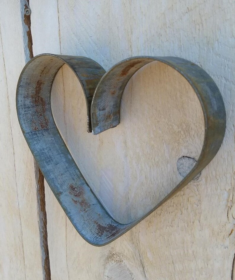 Wine Barrel Hoop Heart Pair Valentine's Gift Romantic - Etsy