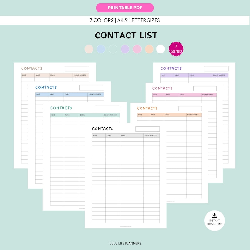 Family Address List - Etsy
