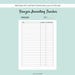 Printable Kitchen Inventory Template, Freezer, Fridge, Pantry, Spice ...