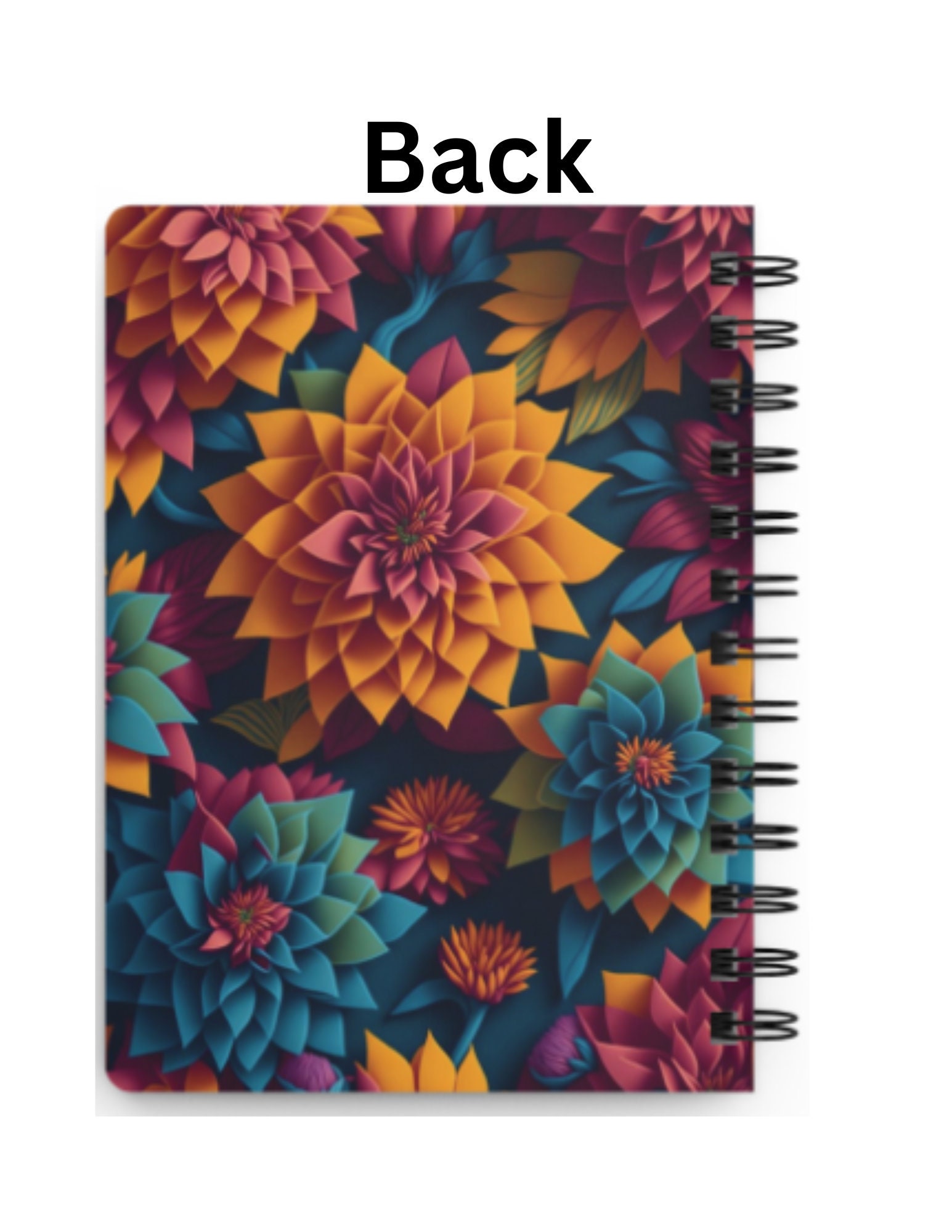 Printable Floral Journal Cover Template Planner Cover - Etsy