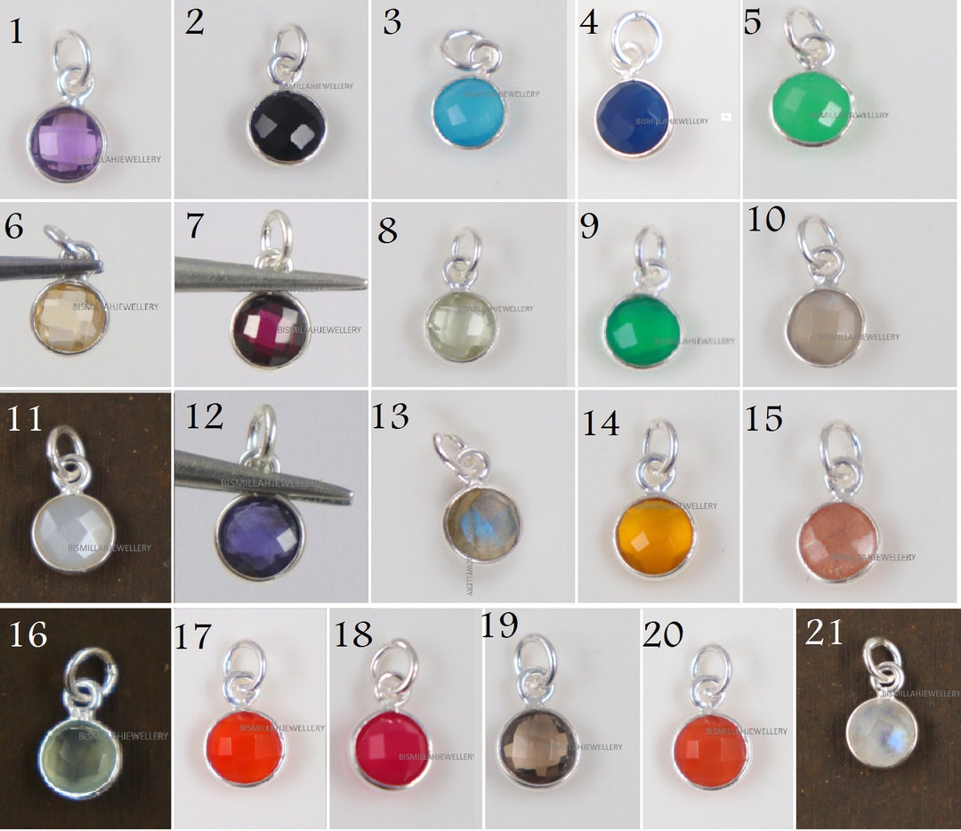 Round Pendant Small Pretty Pendant Sterling Silver 92.5 Sterling Silver ...