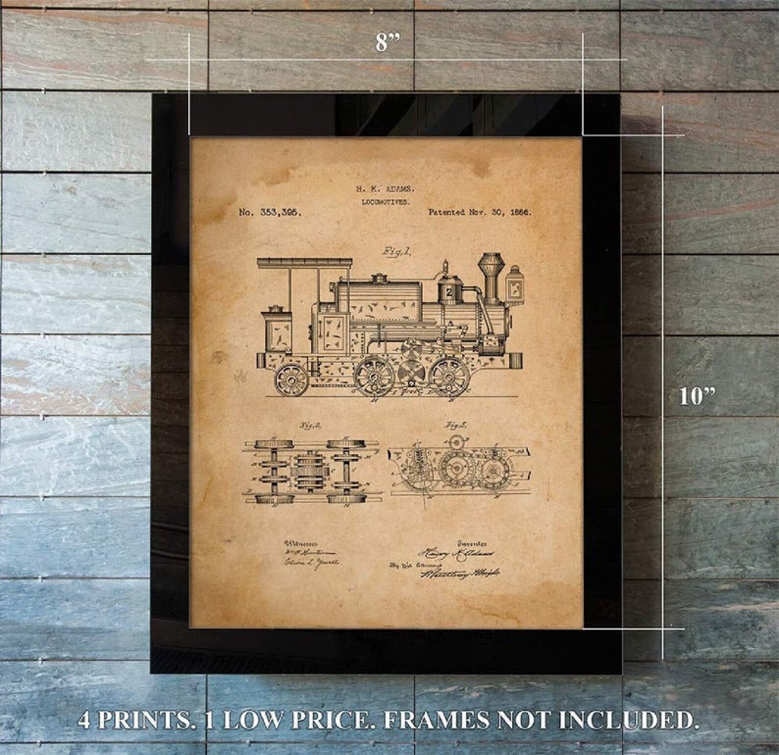 Train Poster train Blueprint train Print steam Train Patent locomotive ...