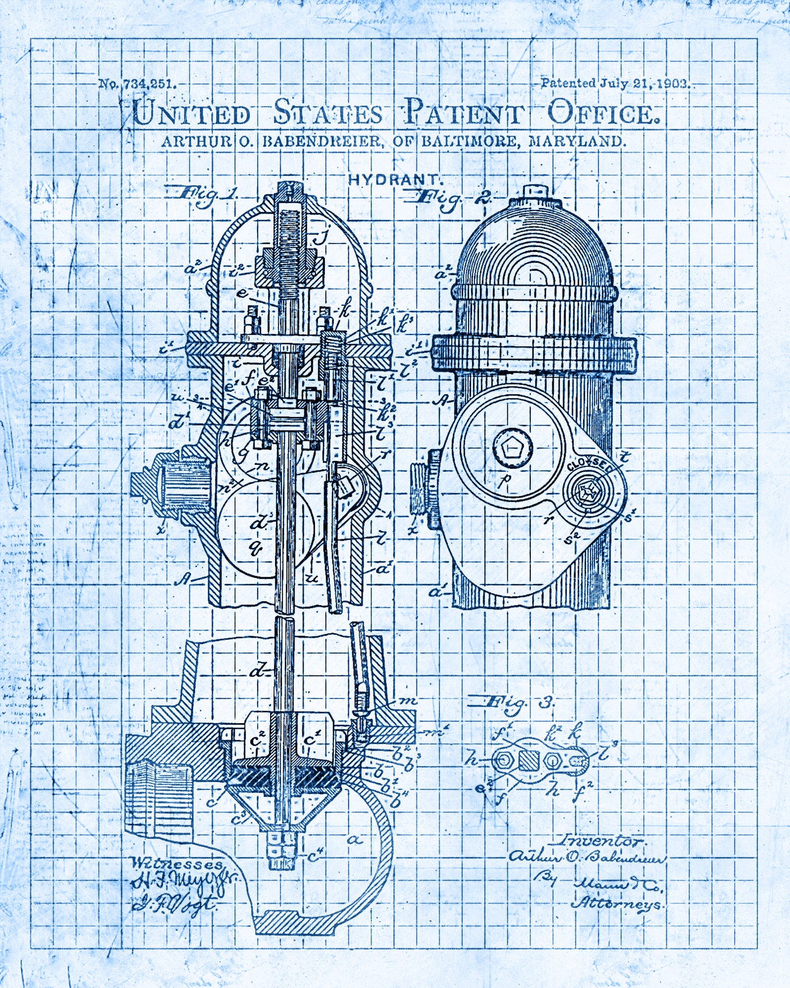 Firefighting Patent Firefighting Posters Fireman Print Set | Etsy