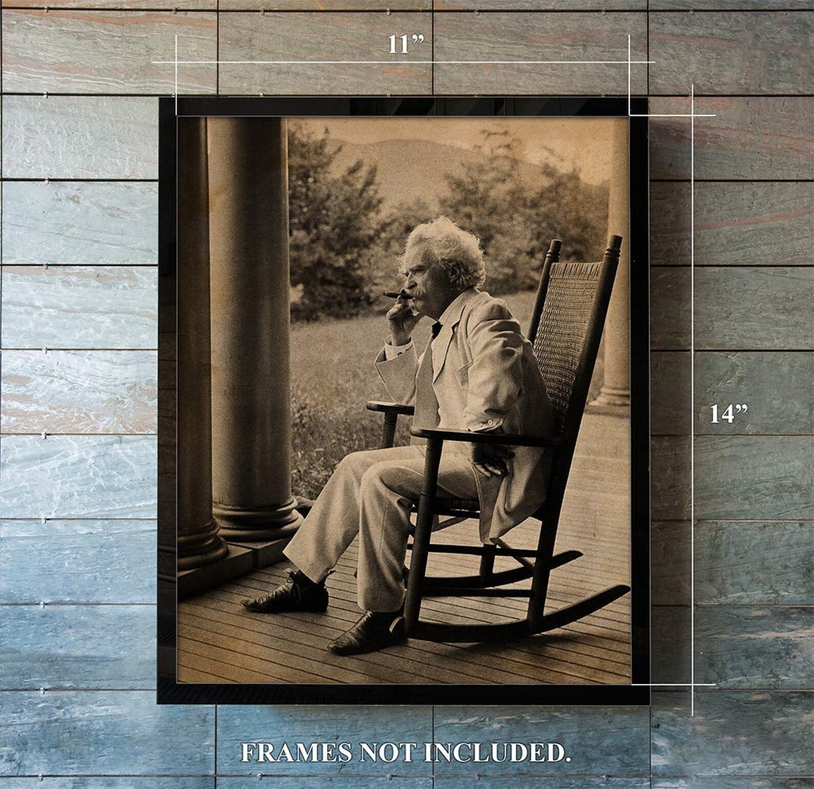 Mark Twain Poster Twain Portrait Book Writer American - Etsy