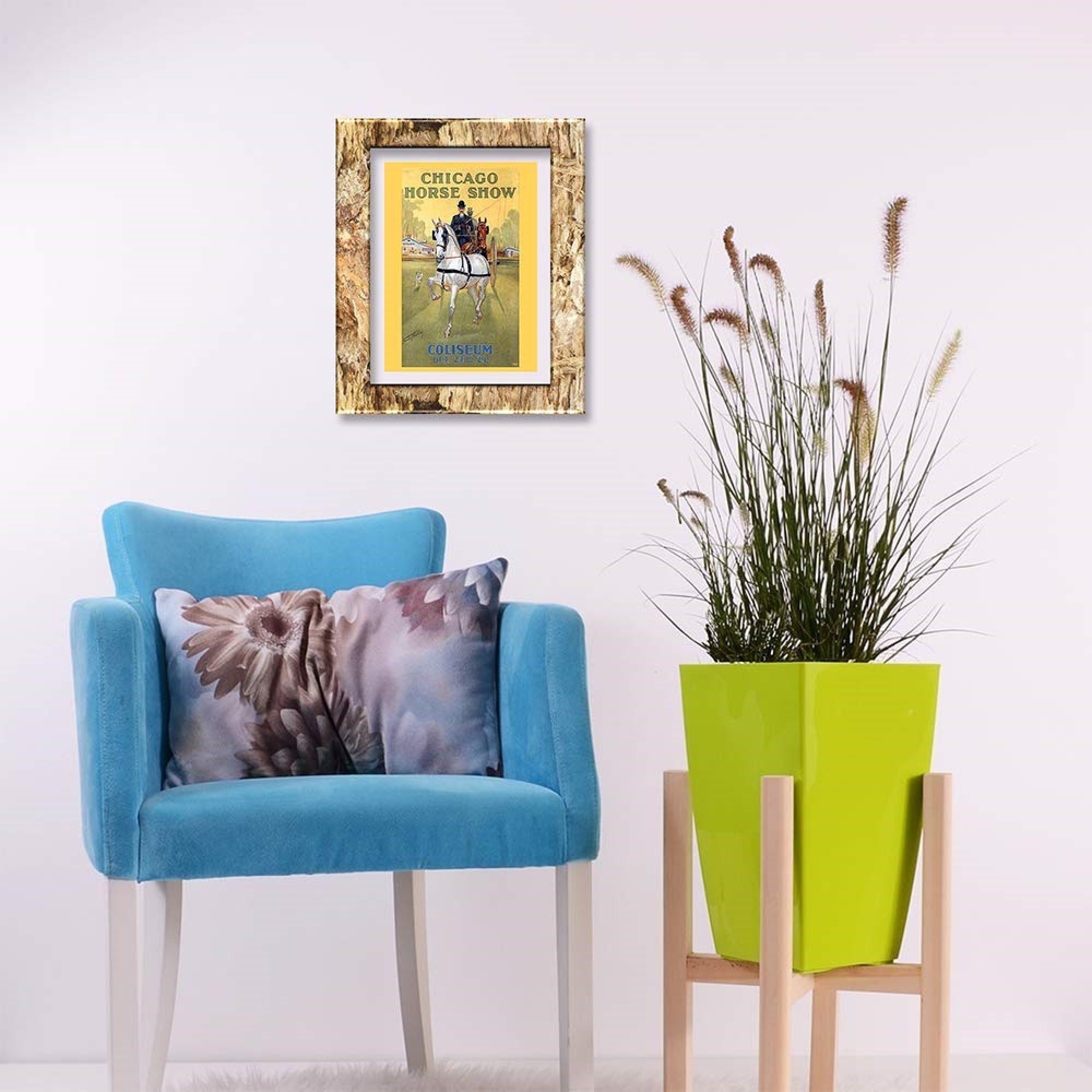 Chicago Horse Show Poster equestrian Wall Art horse Show Poster vintage ...