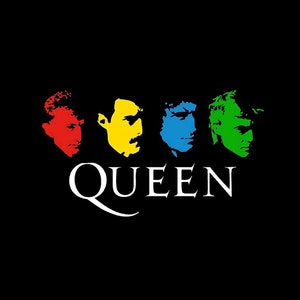 Queen Band Poster Queen Band Art Queen Rock Band Queen the Band Rock ...