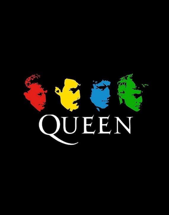 Queen Band Poster Queen Band Art Queen Rock Band Queen | Etsy