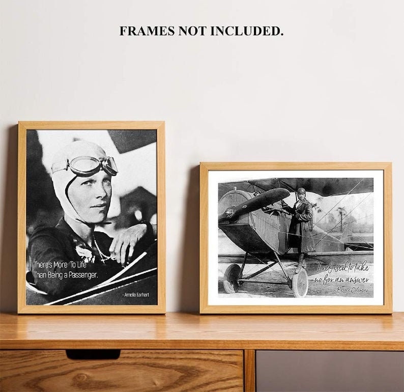 Amelia Earhart Bessie Coleman Inspiring Women Female Pilot Famous Women ...