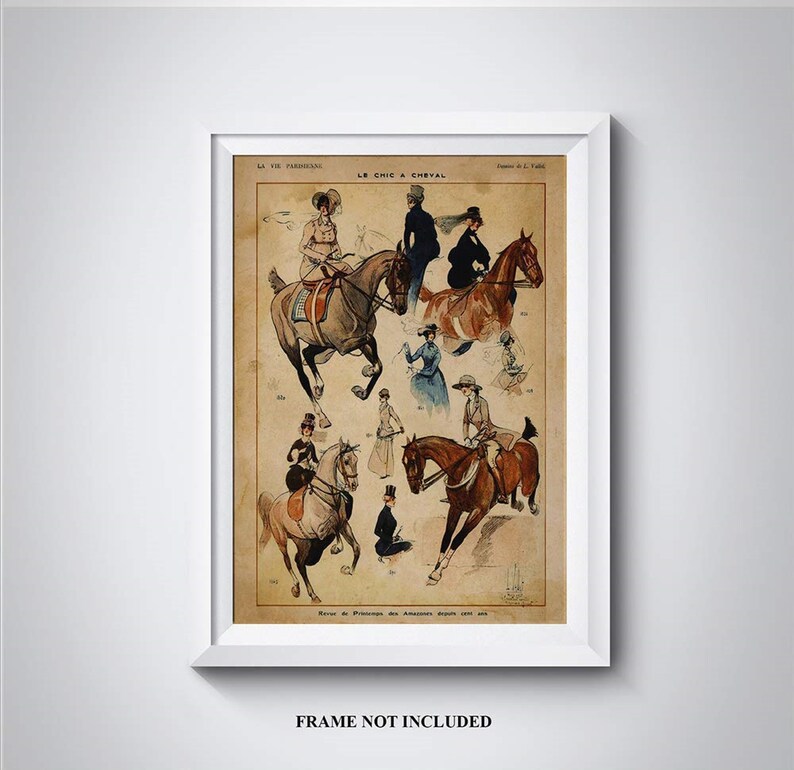 Equestrian Decor Horseback Riding Horse Riding Art Horse - Etsy