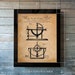 Stellar Compass Patent Vintage Nautical Art Navigation - Etsy