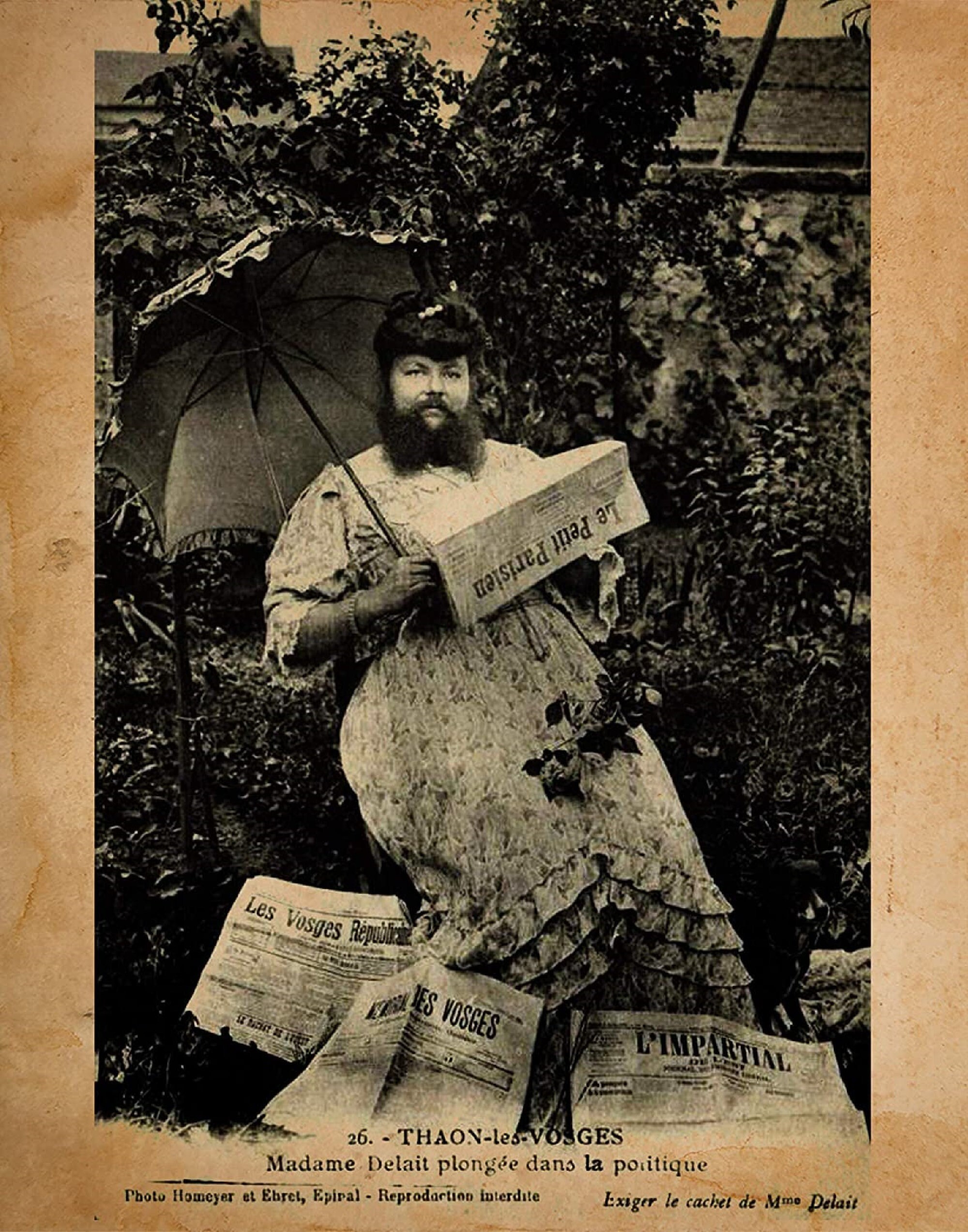 Bearded Lady Circus Poster