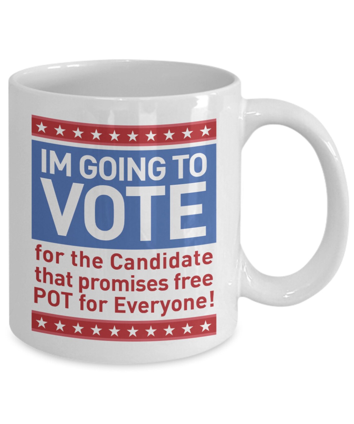 Mug About Voting Vote Coffee Cup Funny Voting Mug Weed - Etsy