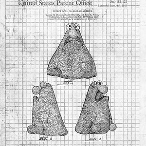 Sesame Street Patent Jim Henson Muppet Patent Muppet Art Muppet Poster ...